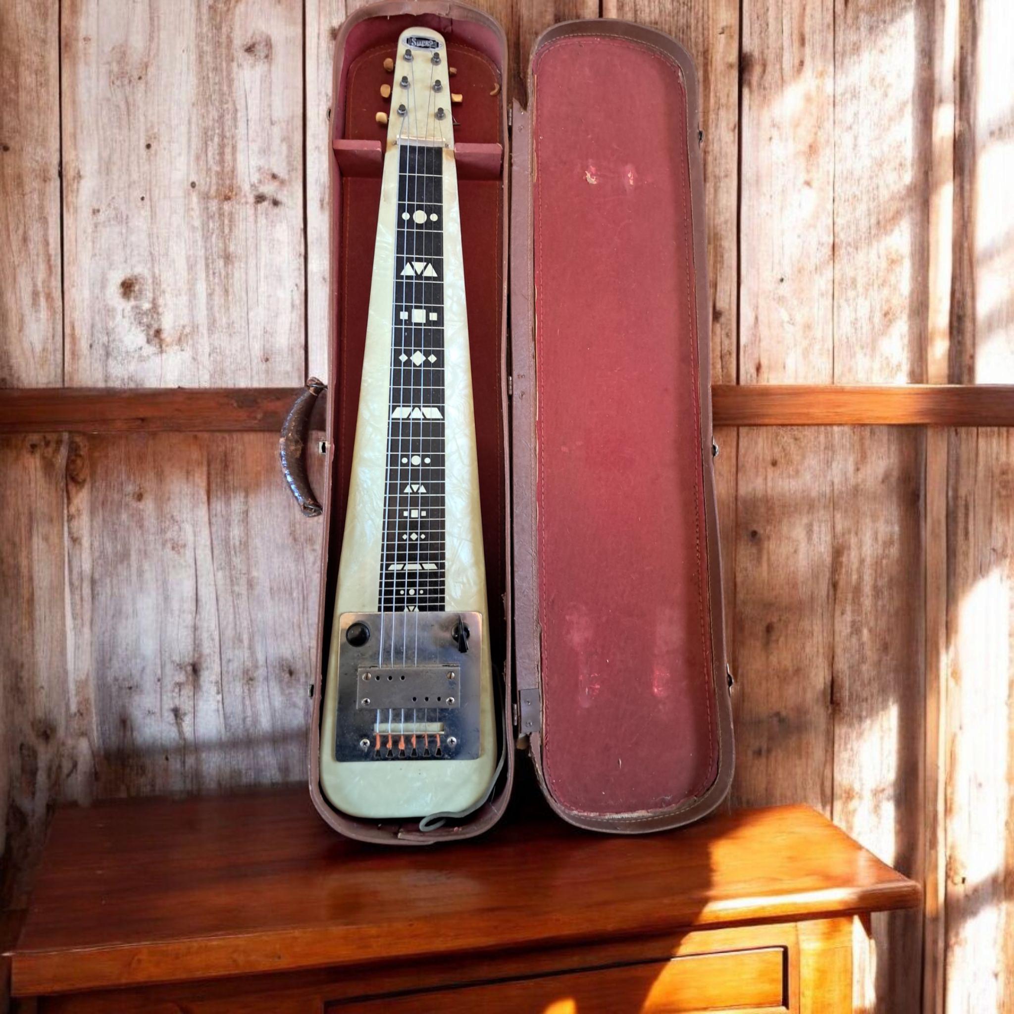 VINTAGE 1950s Supro Lap Steel Guitar - Etsy