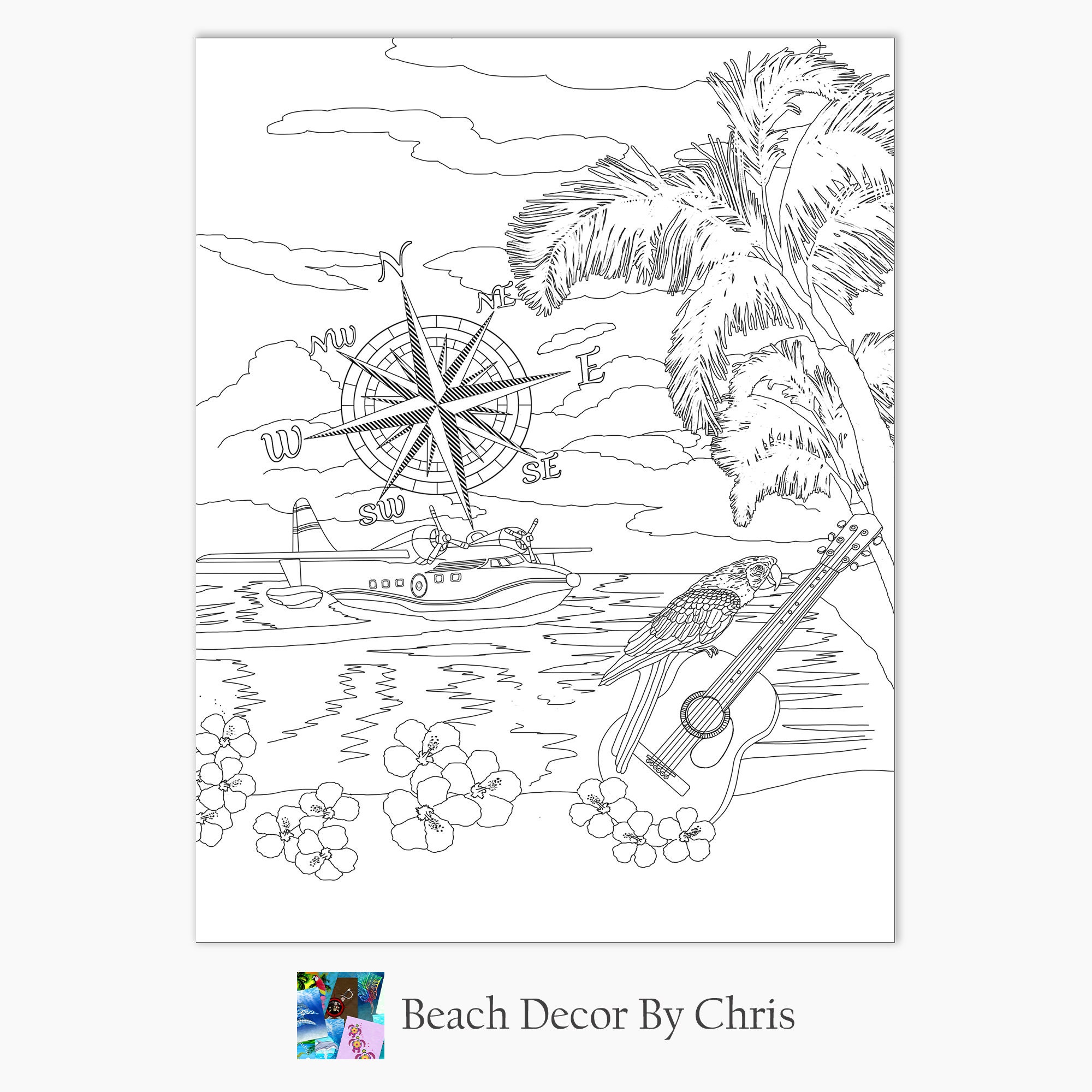 Caribbean Flag Coloring Pages