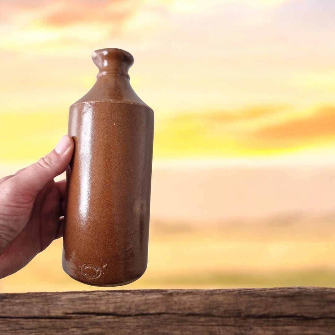 Victorian Antique Stoneware Master Ink Pourer Bottle by Bourne Denby ...