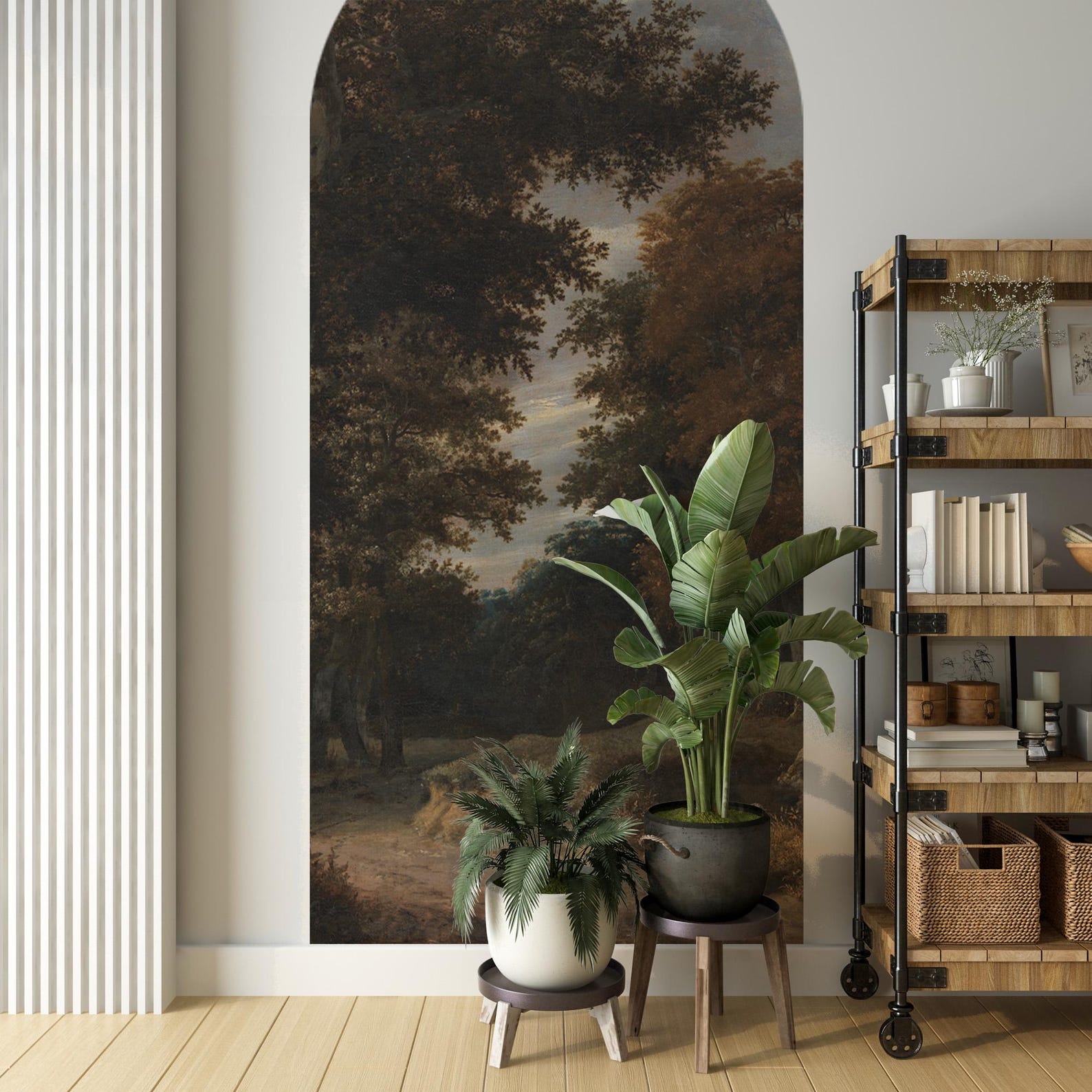 Woods Arch Wallpaper, Removable Wallpaper Peel and Stick Decal ...