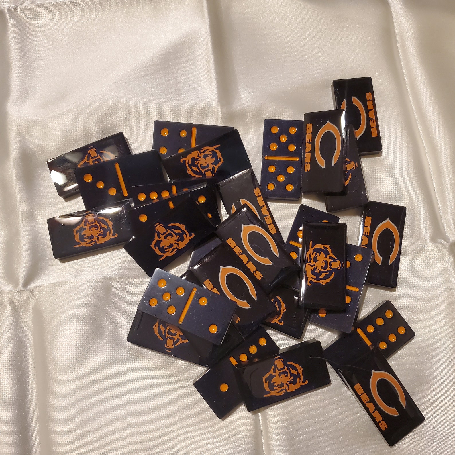 Custom Dominoes Set, NFL Team Custom Dominoes, Custom Dominoes With ...