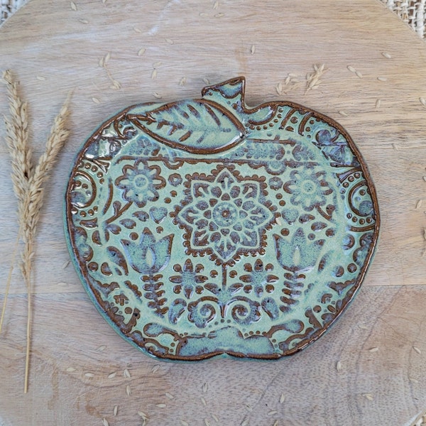 Apple Spoon Rest - Etsy