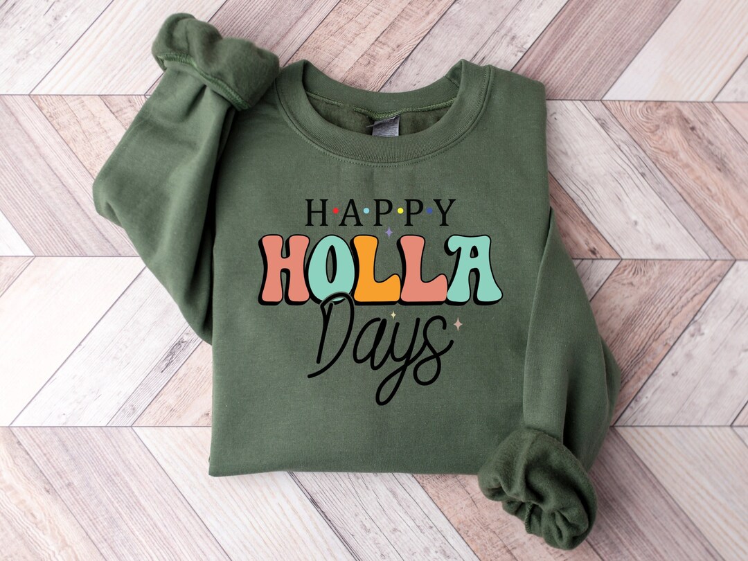Spreading Holiday Cheer Happy Holla Days to You and Yours C22 - Etsy