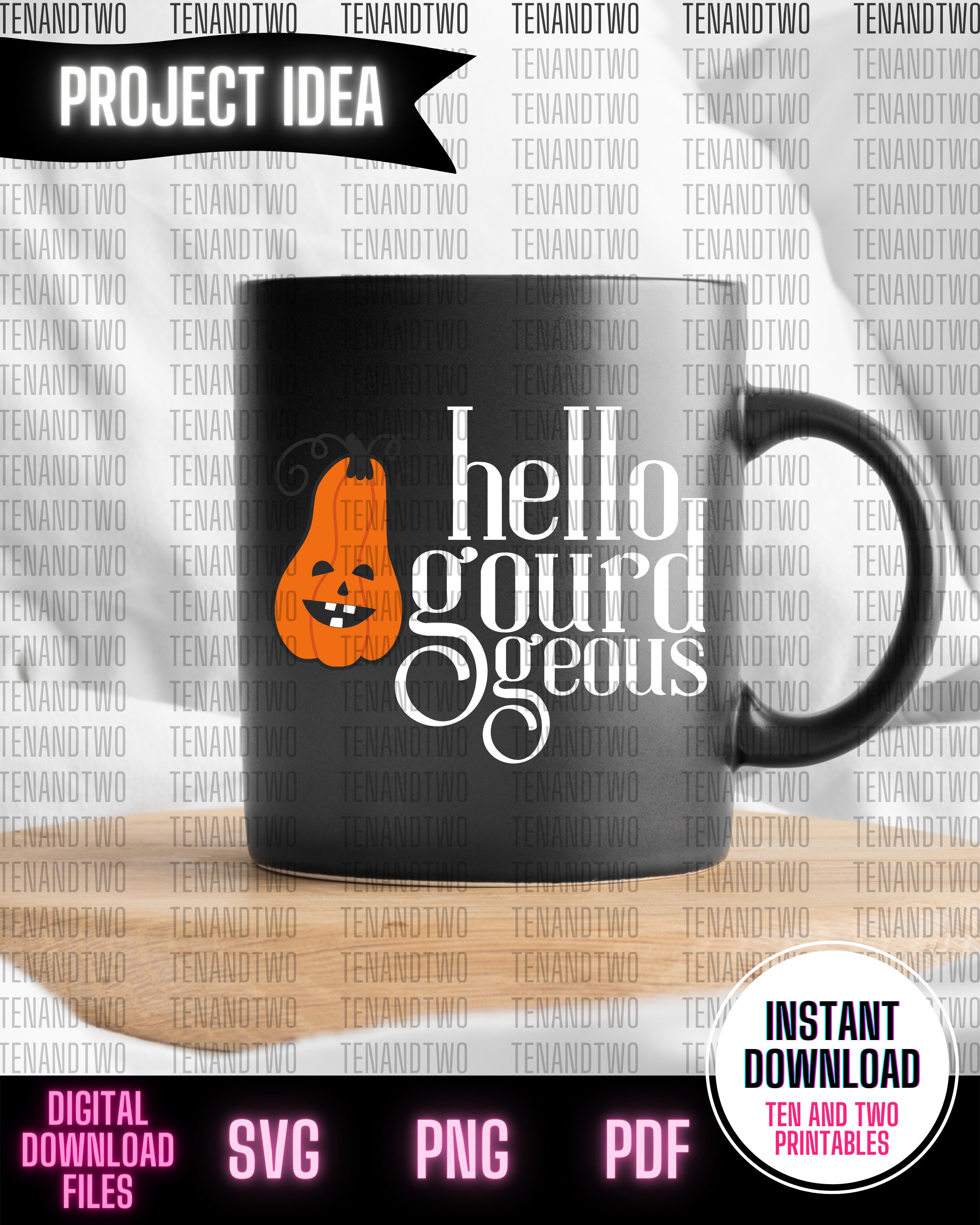 Hello Gourd-geous Svg, Hello Gorgeous Svg, Fall Designs, Halloween Svg ...