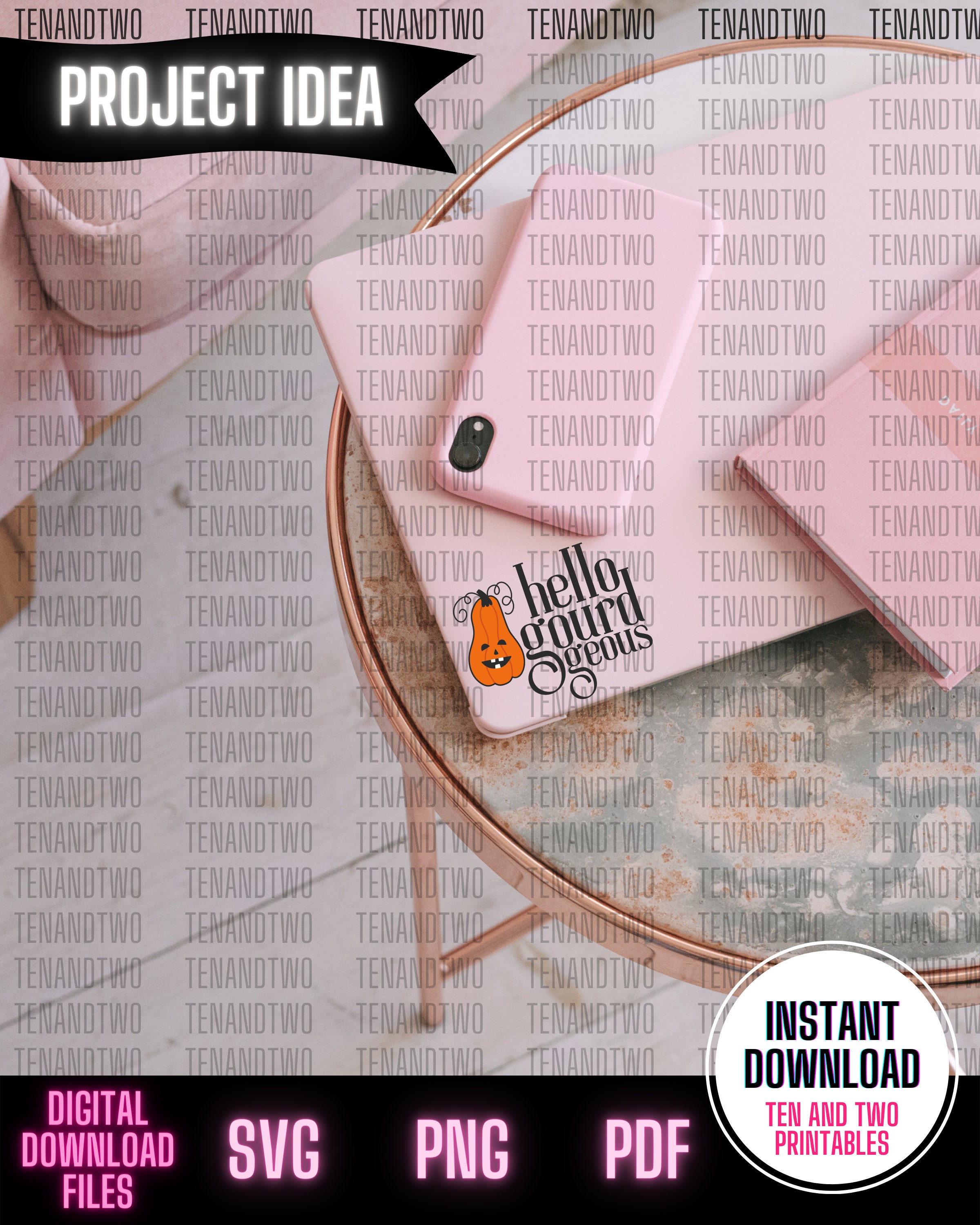 Hello Gourd-geous Svg Hello Gorgeous Svg Fall Designs - Etsy