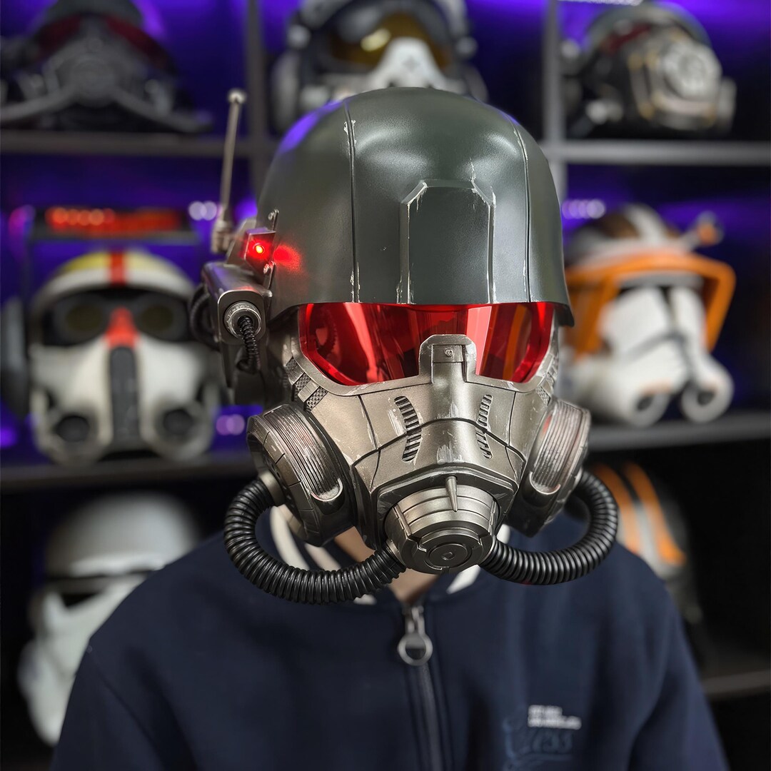 NCR Elite Riot Gear Helmet for Fallout Cosplay / NCR Ranger Cosplay ...