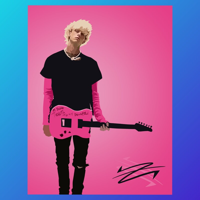 Mgk Poster - Etsy