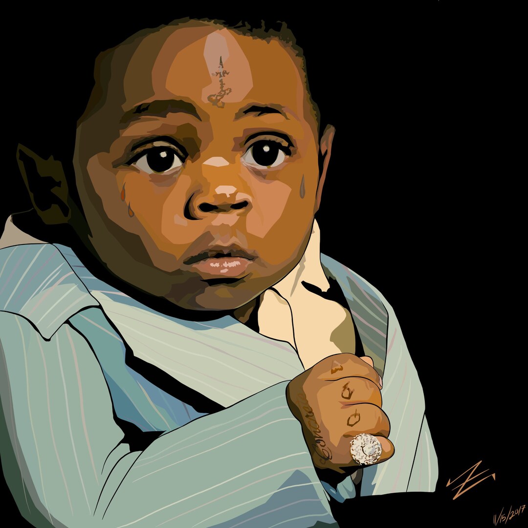 Mr. Carter - Lil Wayne - Original Digital Artwork - Canvas Print - Etsy