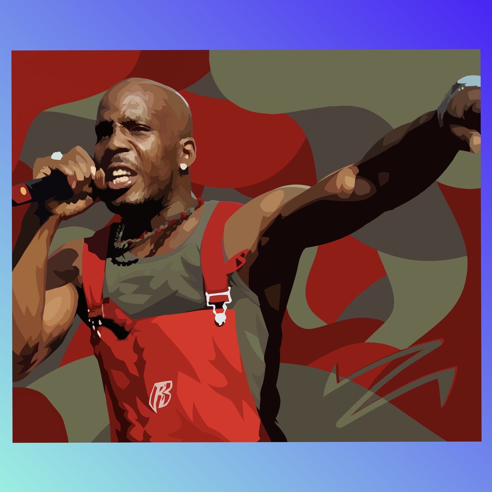 DMX - Original Digital Artwork - Paper Print - Etsy