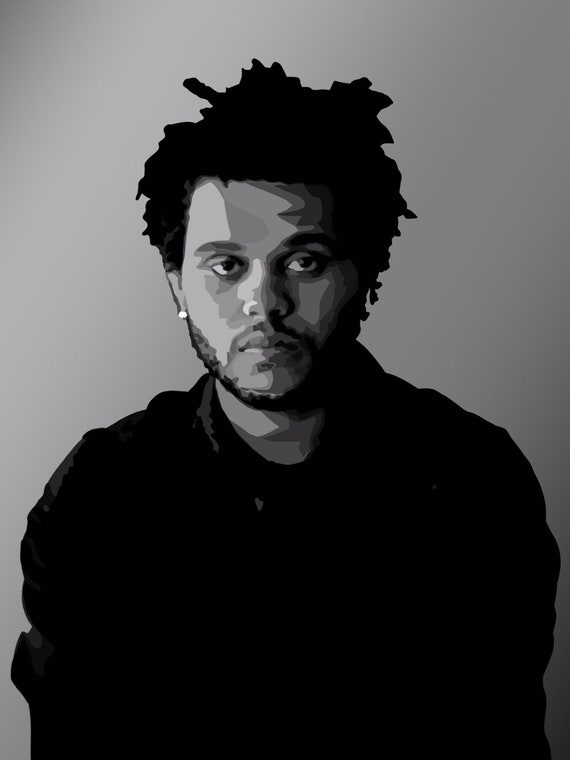 The Weeknd Black And White Photography