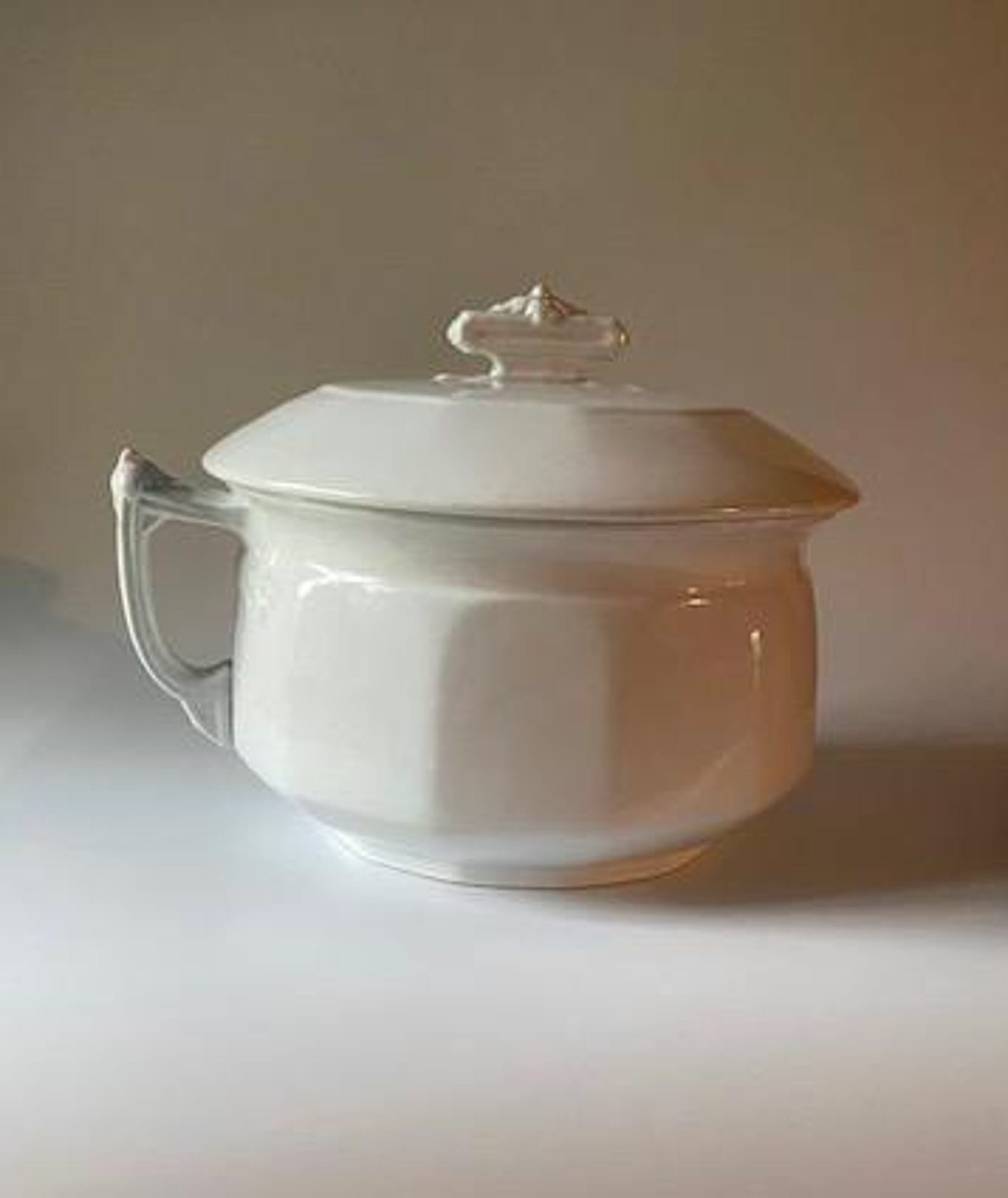 Antique English J & G Meakin Ironstone Covered Chamber Pot 1890s With ...