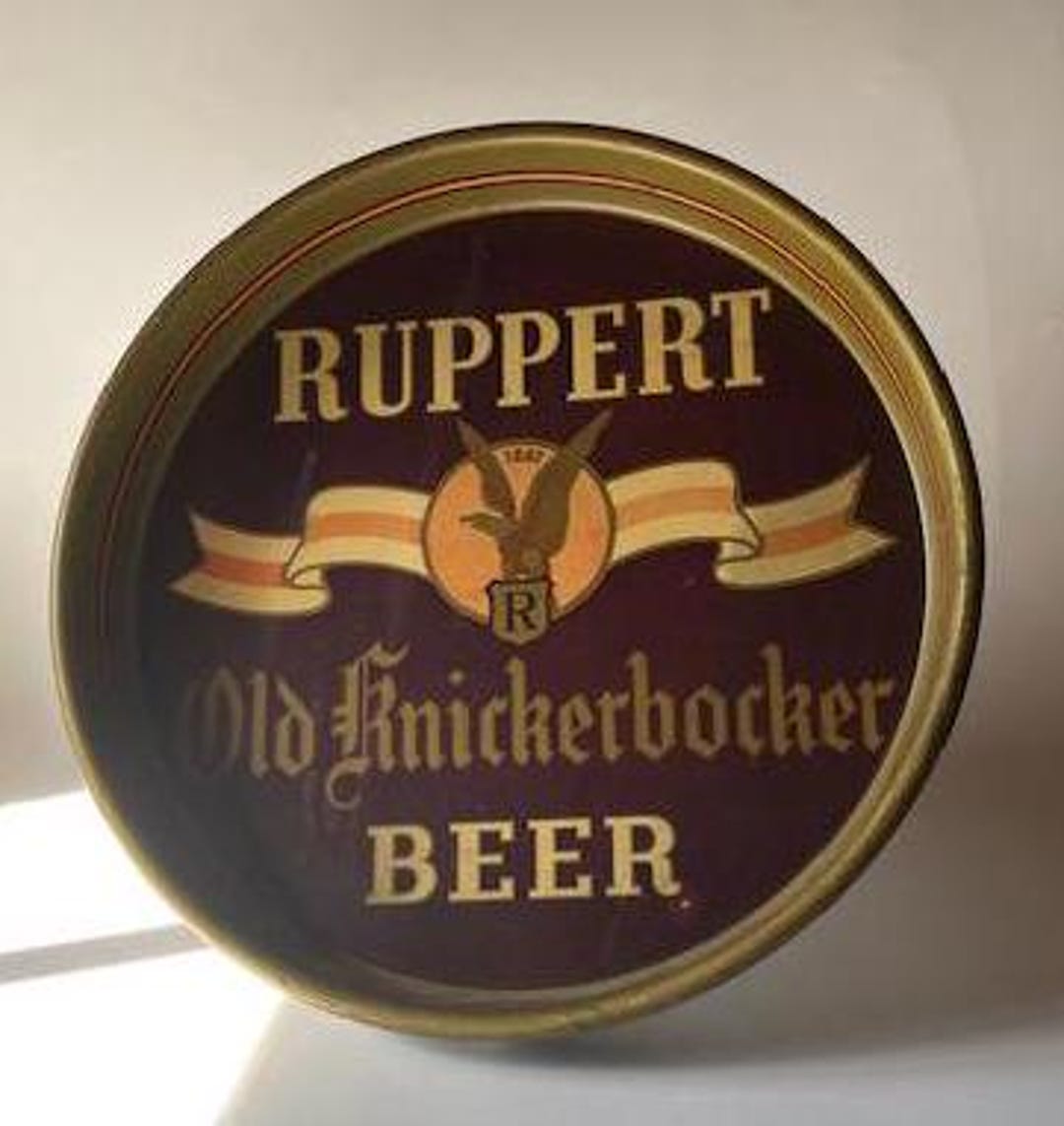 Vintage 1940s-1950s RUPPERT Old KNICKERBOCKER Beer Tray Man Cave Bar ...