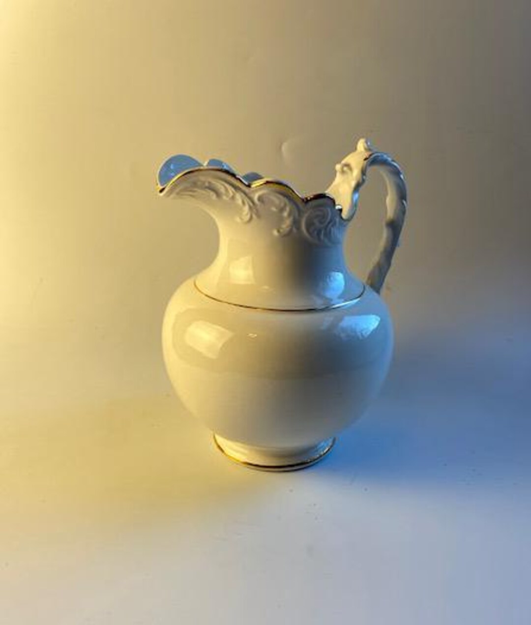 Antique K T & K Knowles Taylor Knowles Gold-decorated 7.25" Porcelain ...