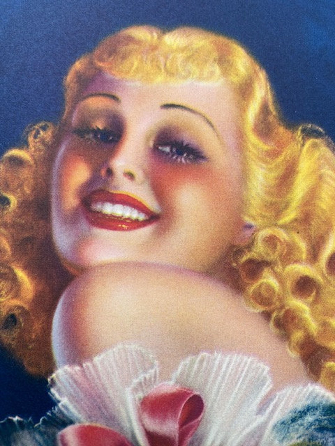 Vintage Pinup Billy Devorss the GIRL With the GOLDEN HAIR Blonde ...