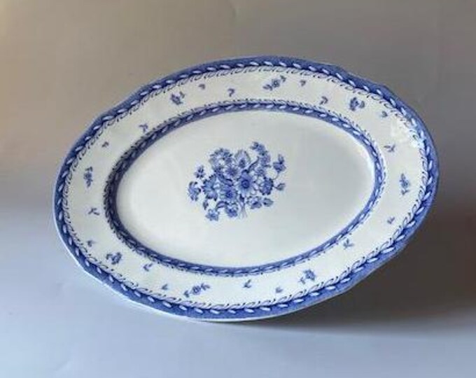 Vintage FINN FLOWERS Arabia of Finland 10.75" Oval Platter Made in ...