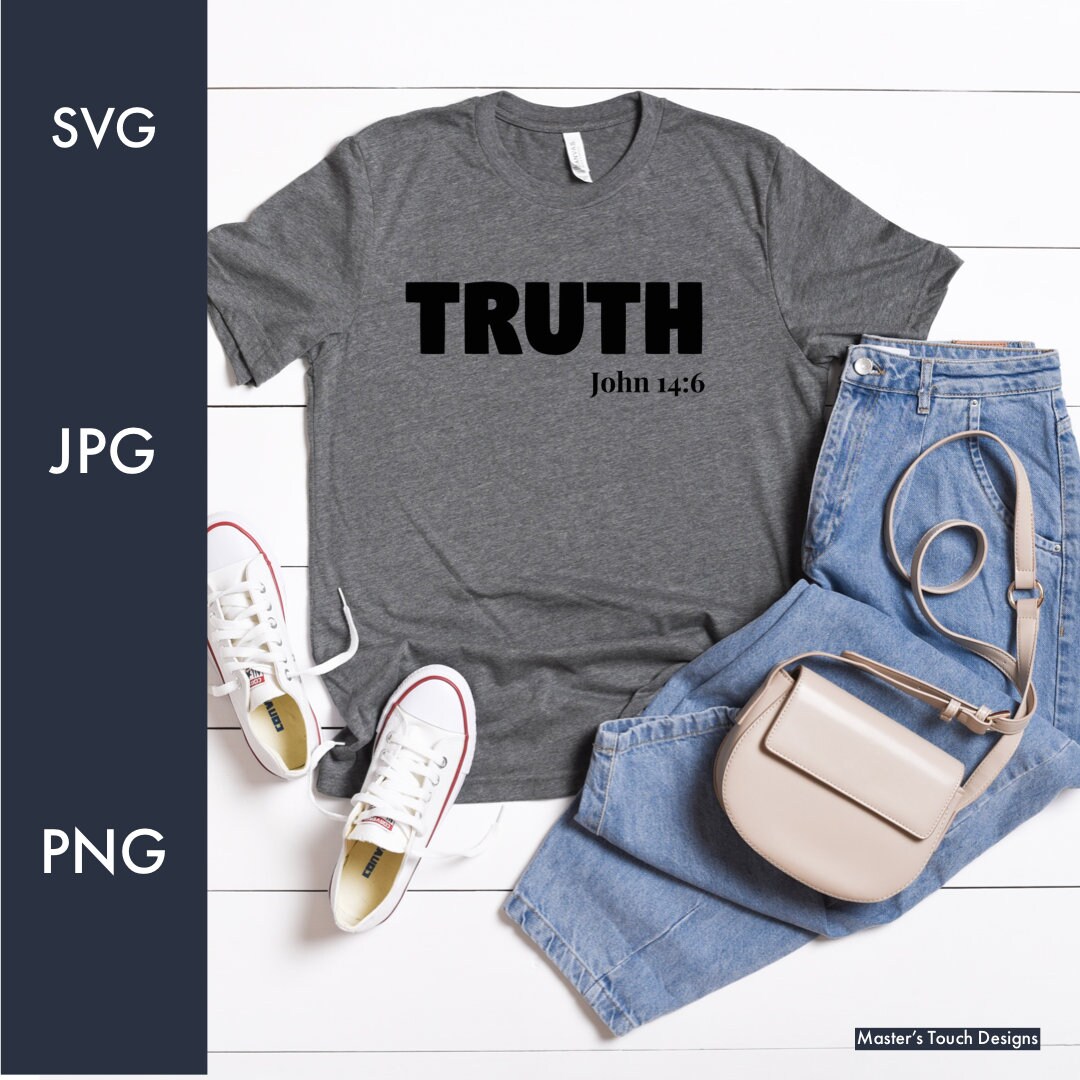 TRUTH Svg Png | Scripture Clipart | Christian Svg | Jesus Svg ...