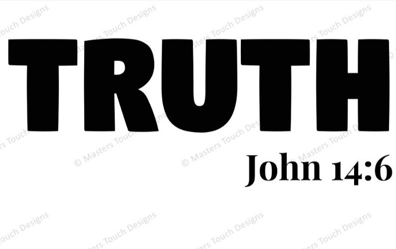 TRUTH Svg Png | Scripture Clipart | Christian Svg | Jesus Svg ...