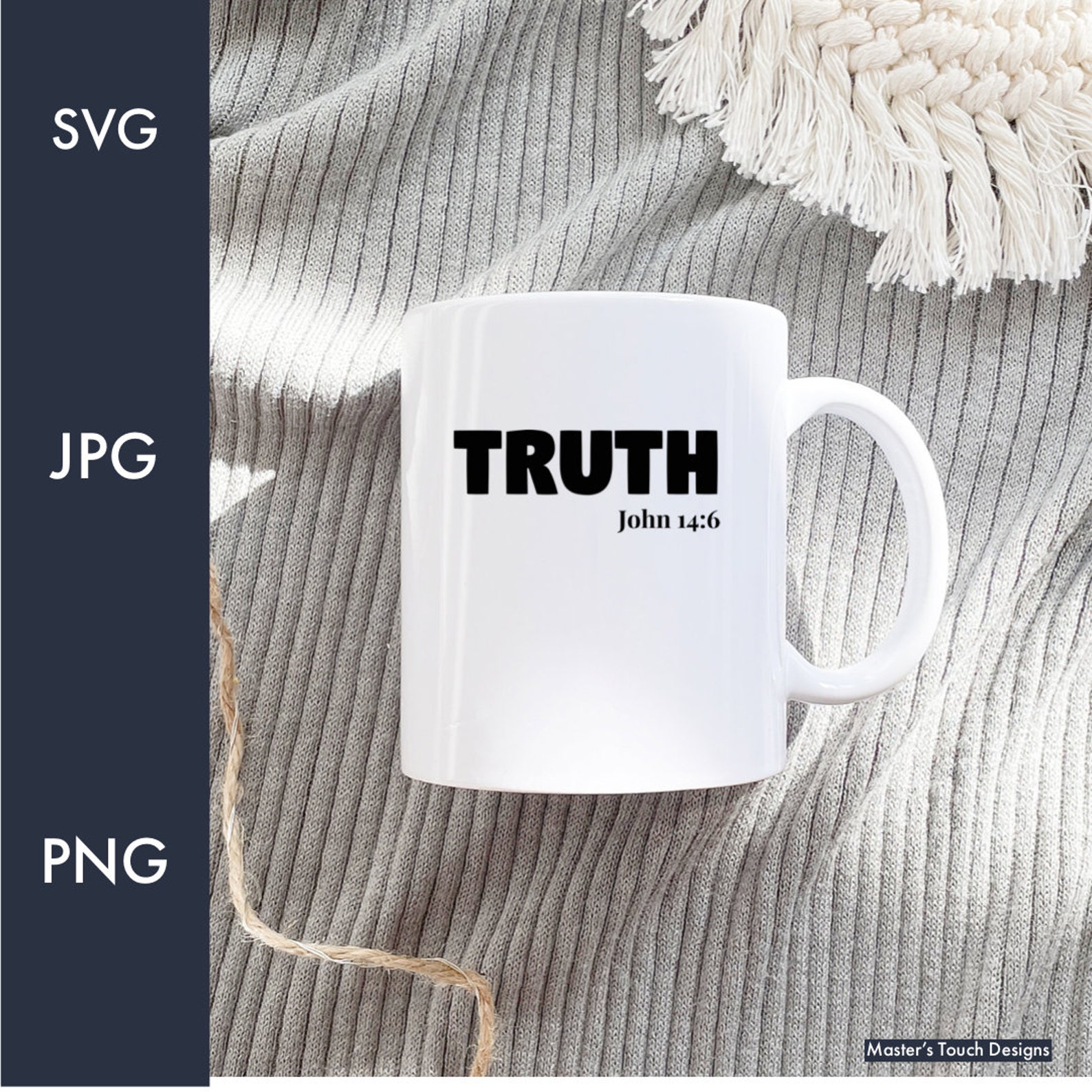TRUTH Svg Png | Scripture Clipart | Christian Svg | Jesus Svg ...