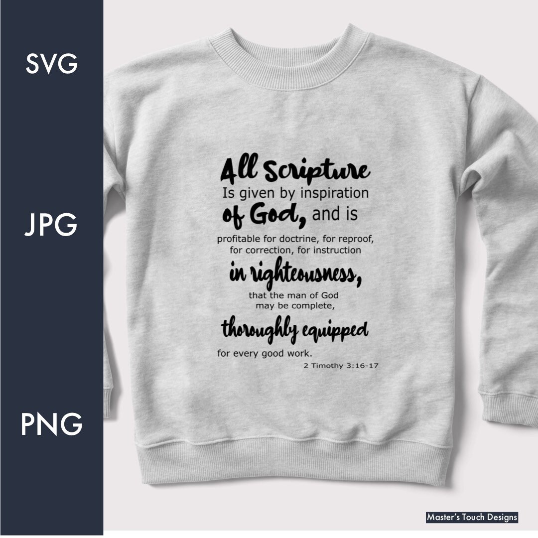 All Scripture Inspired Svg Png Scripture Clipart Christian Svg Jesus ...