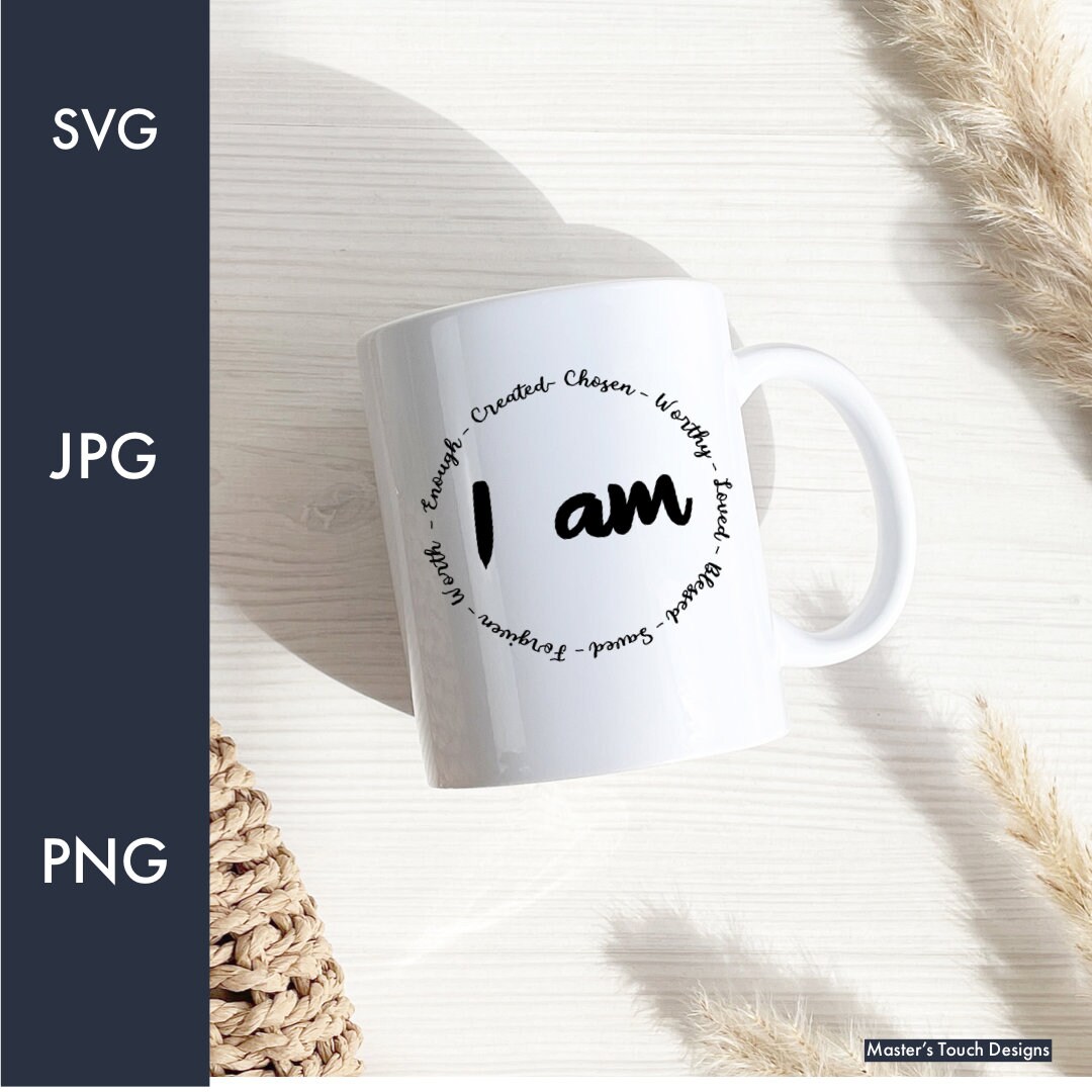 I Am Svg Png Scripture Clipart Christian Svg Jesus Svg Religious Svg ...