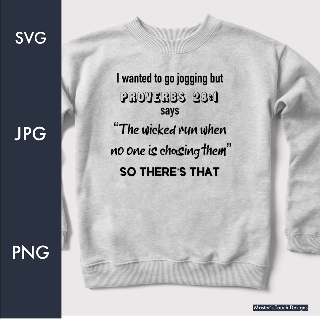 The Wicked Run Proverbs 28:1 Svg Png | Scripture Clipart | Christian ...