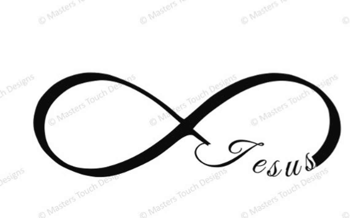 Jesus Infinity Svg Png | Scripture Clipart | Christian Svg | Jesus Svg ...