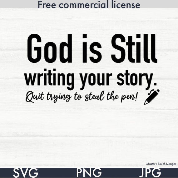 God is Writing Svg Png Scripture Clipart Christian Svg - Etsy
