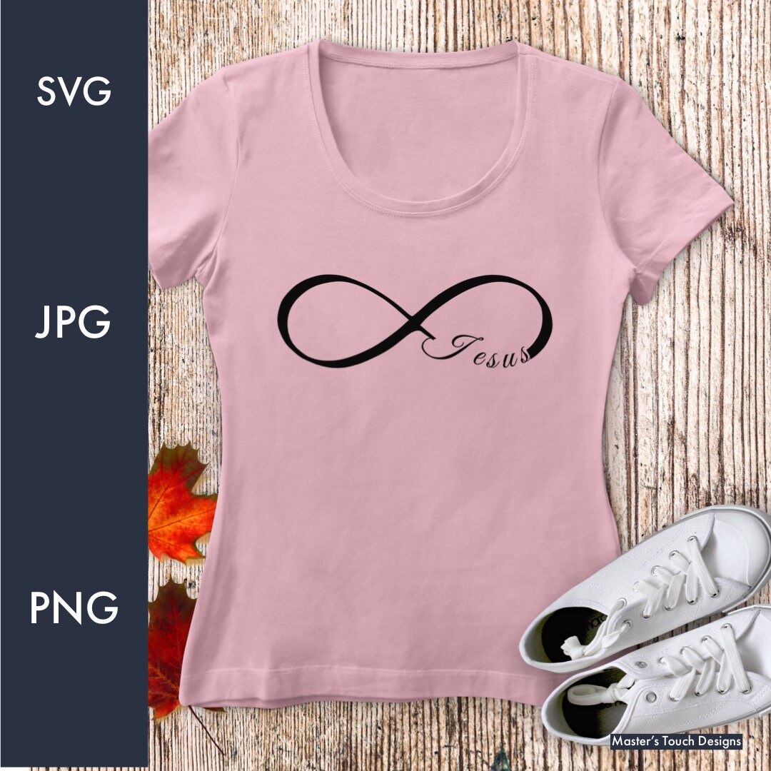 Jesus Infinity Svg Png | Scripture Clipart | Christian Svg | Jesus Svg ...