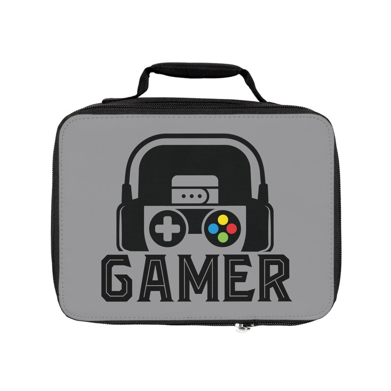 Lunch Bag, Gamer Lunch Box, Back to School Lunch Bag, Gamer Lunch Bag ...