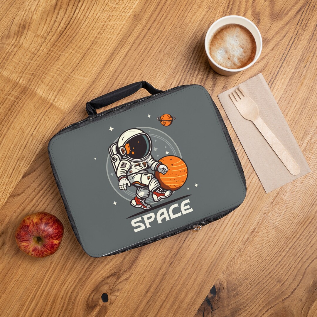 Astronaut Lunch Bag, Astronaut in Space Lunch Box, Back to School Gift ...