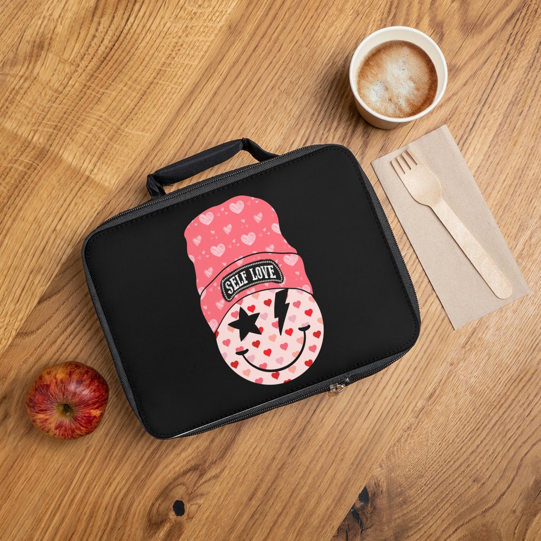 Smiley Lunch Bag, Back to School Lunch Box, Lunch Box for Her, Self ...