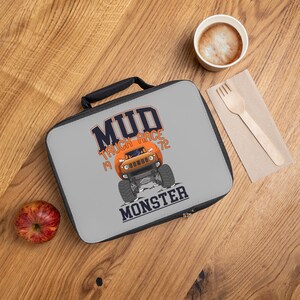 Lunch Bag, Monster Truck Lunch Box, Back to School Lunch Box, Truck ...