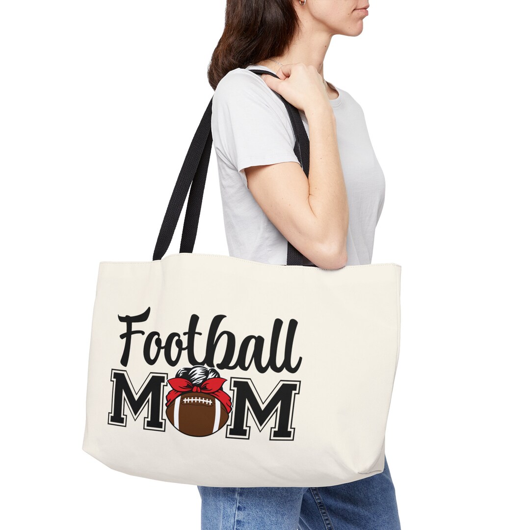 Football Mom Tote Bag, Football Mom Bag, Mothers Dat Gift, Gift for Mom ...