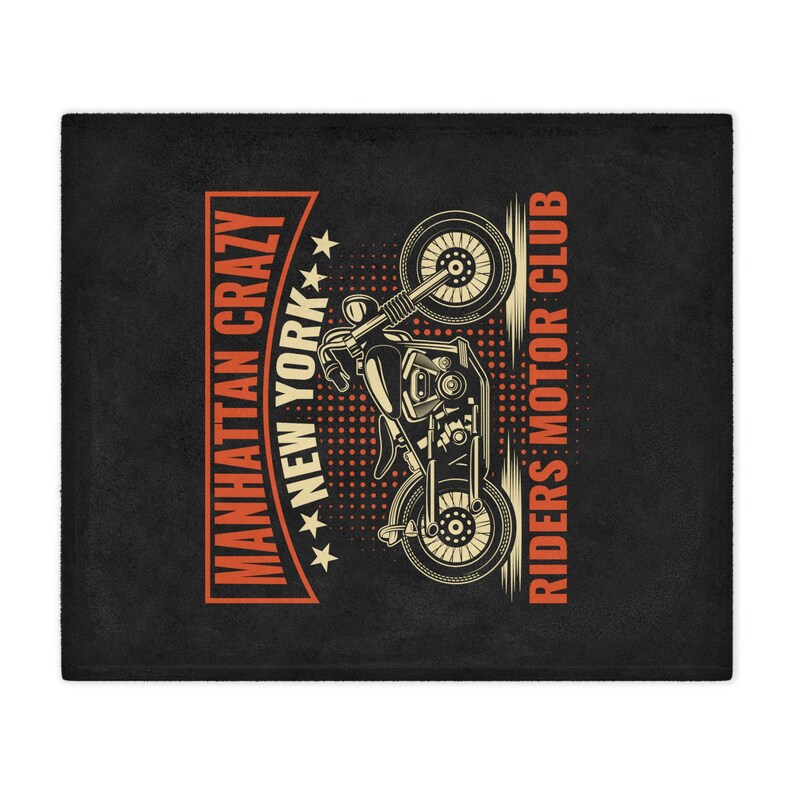 Motorcycle Blanket, Motorcycle Riders Blanket, Gift for Him, Fathers ...