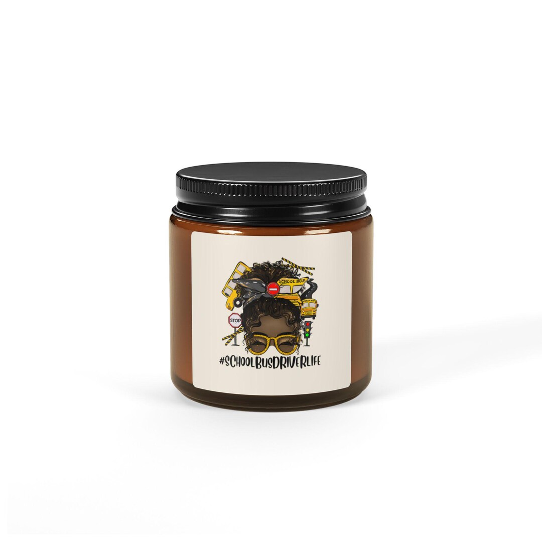 Soy Candle, Bus Driver Appreciation Gift, Aromatherapy Candle, Amber ...