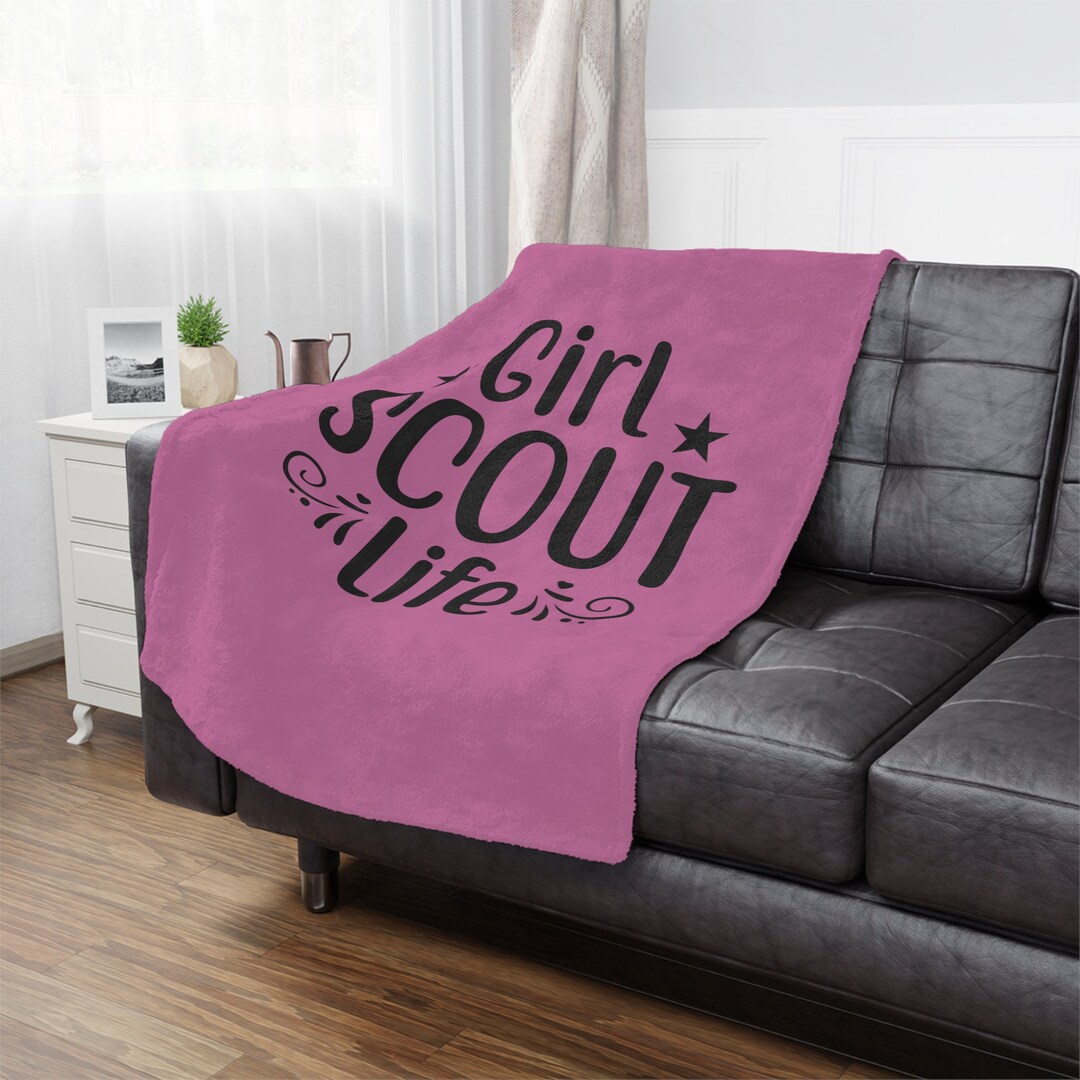 Girl Scout Blanket Gift for Daughter Gift for Her Bedroom - Etsy