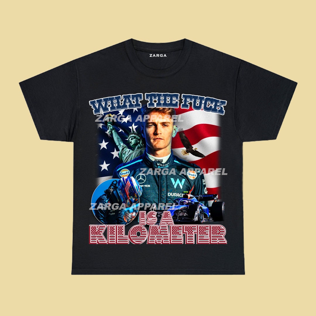 Logan Sargeant WTF IS KILOMETER F1 Formula 1 Willams Racing Meme Funny Graphic Homage Bootleg T ...