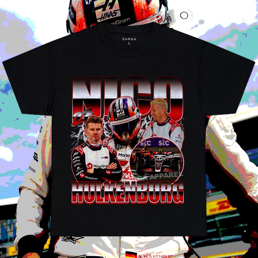 Nico Hulkenburg Haas F1 Formula 1 Merch Graphic Bootleg Homage T-shirt ...