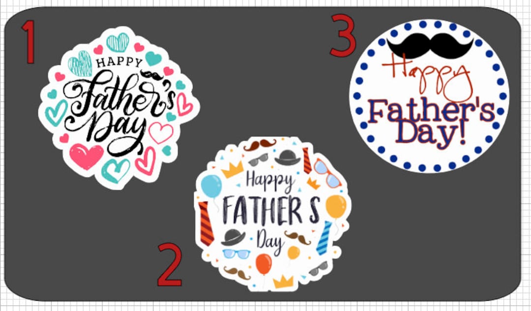 Father's Day Vinyl Stickers - Etsy