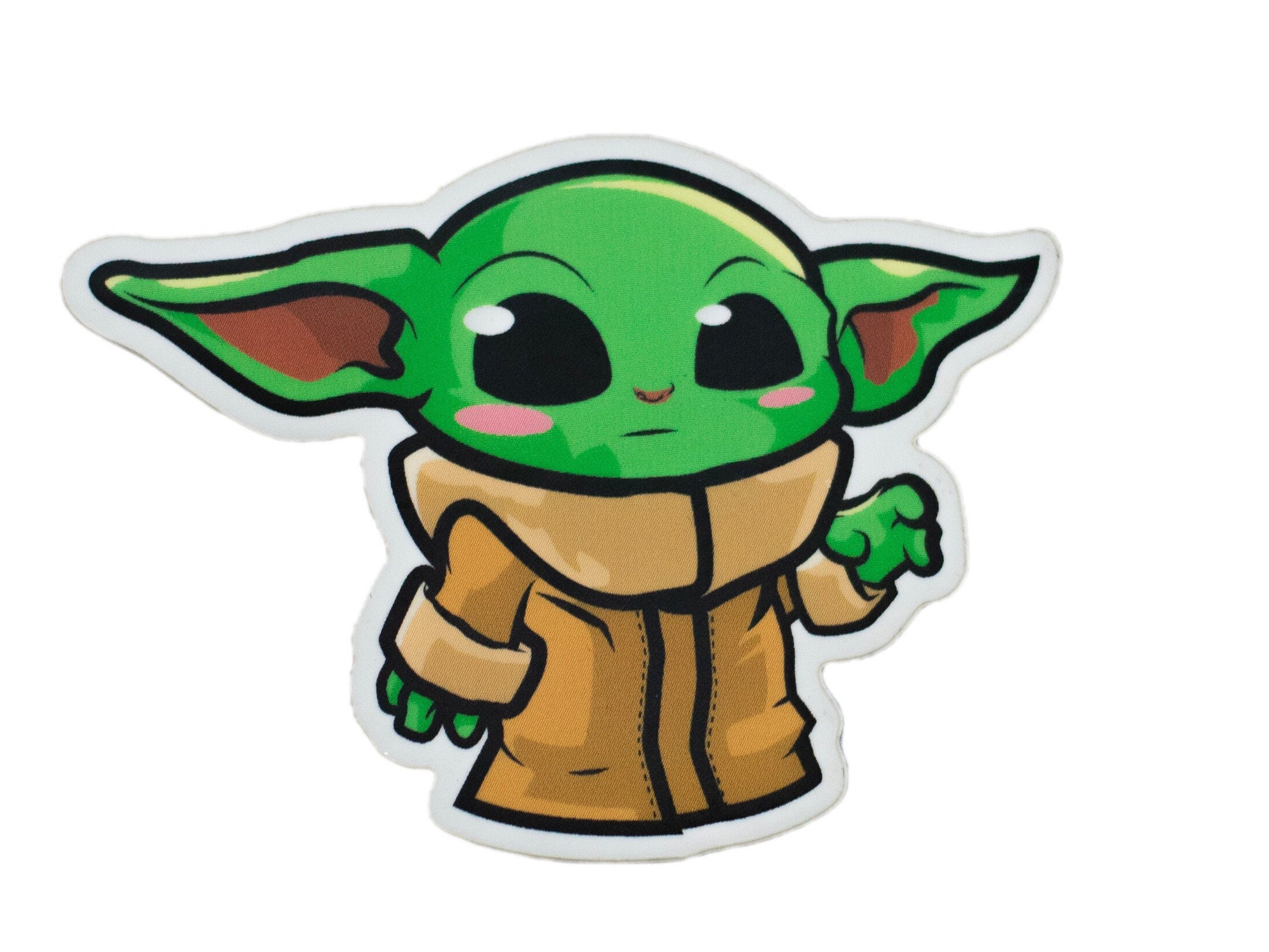 The Child Baby Yoda Grogu the Mandalorian Stickers - Etsy
