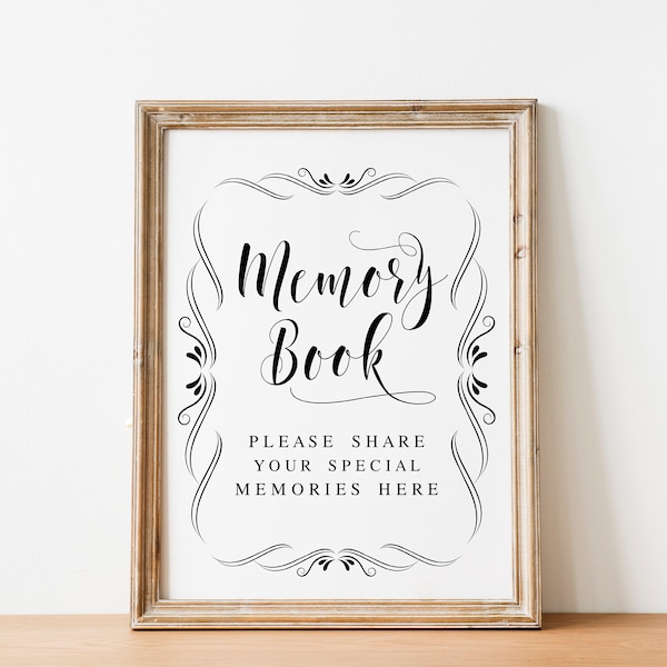 Memorial Guest Book - Etsy
