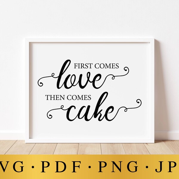 First Comes Love - Etsy