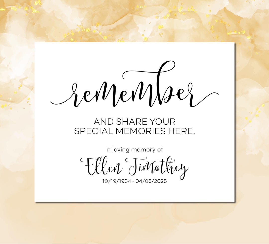 Remember and Share Your Special Memories Here, Modern Minimalist ...