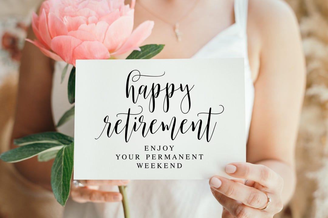 Happy Retirement Sign: Printable Retirement Party Decor (PDF & JPG) - Etsy