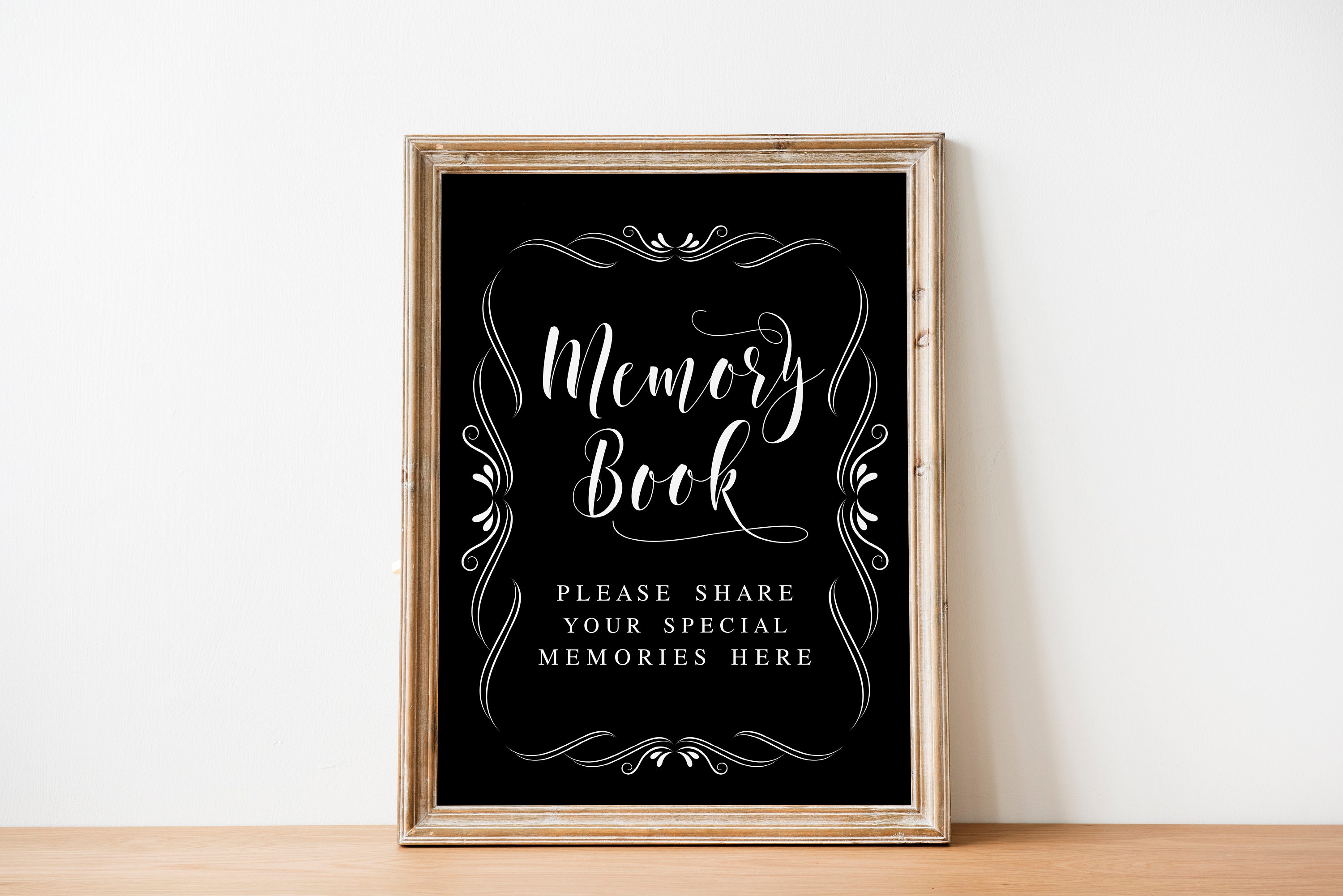 Memory Book Sign Share Your Special Memories Here Memorial - Etsy
