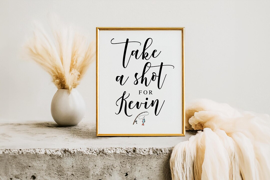 Memorial Table Sign: Share A Toast, Take A Shot (digital Download) - Etsy