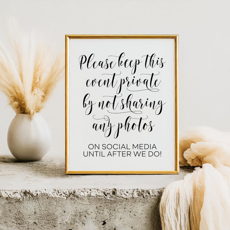 Private Event Sign - Etsy