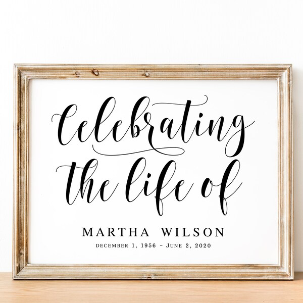 Celebrating the Life of Svg - Etsy