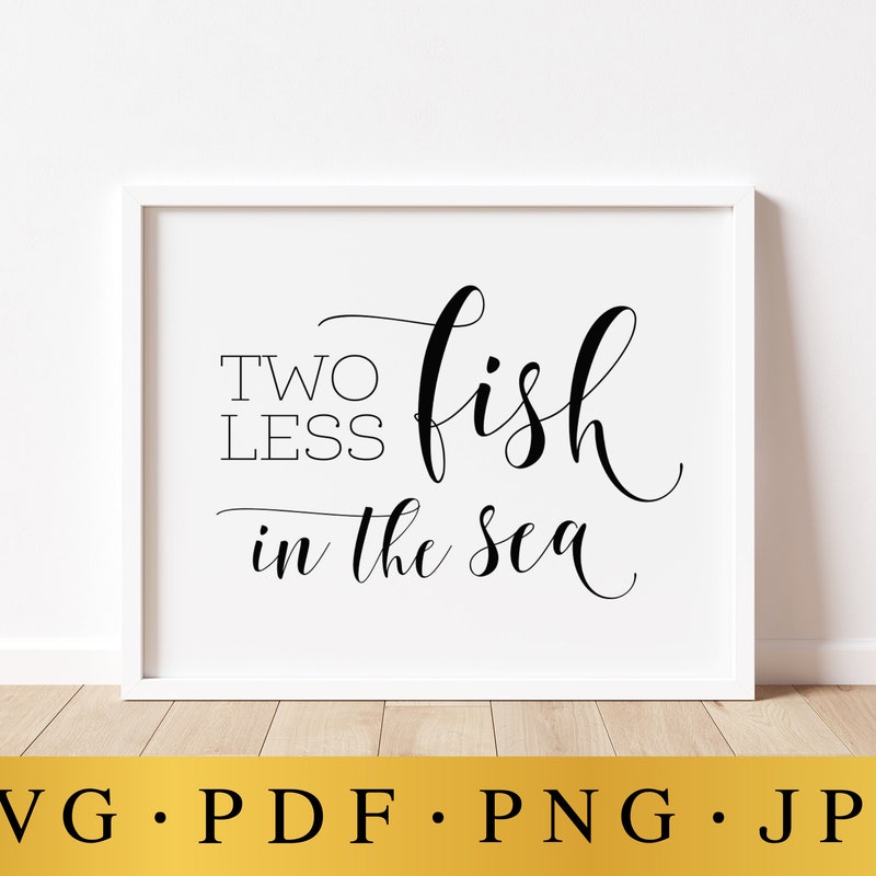 Two Less Fish - Etsy