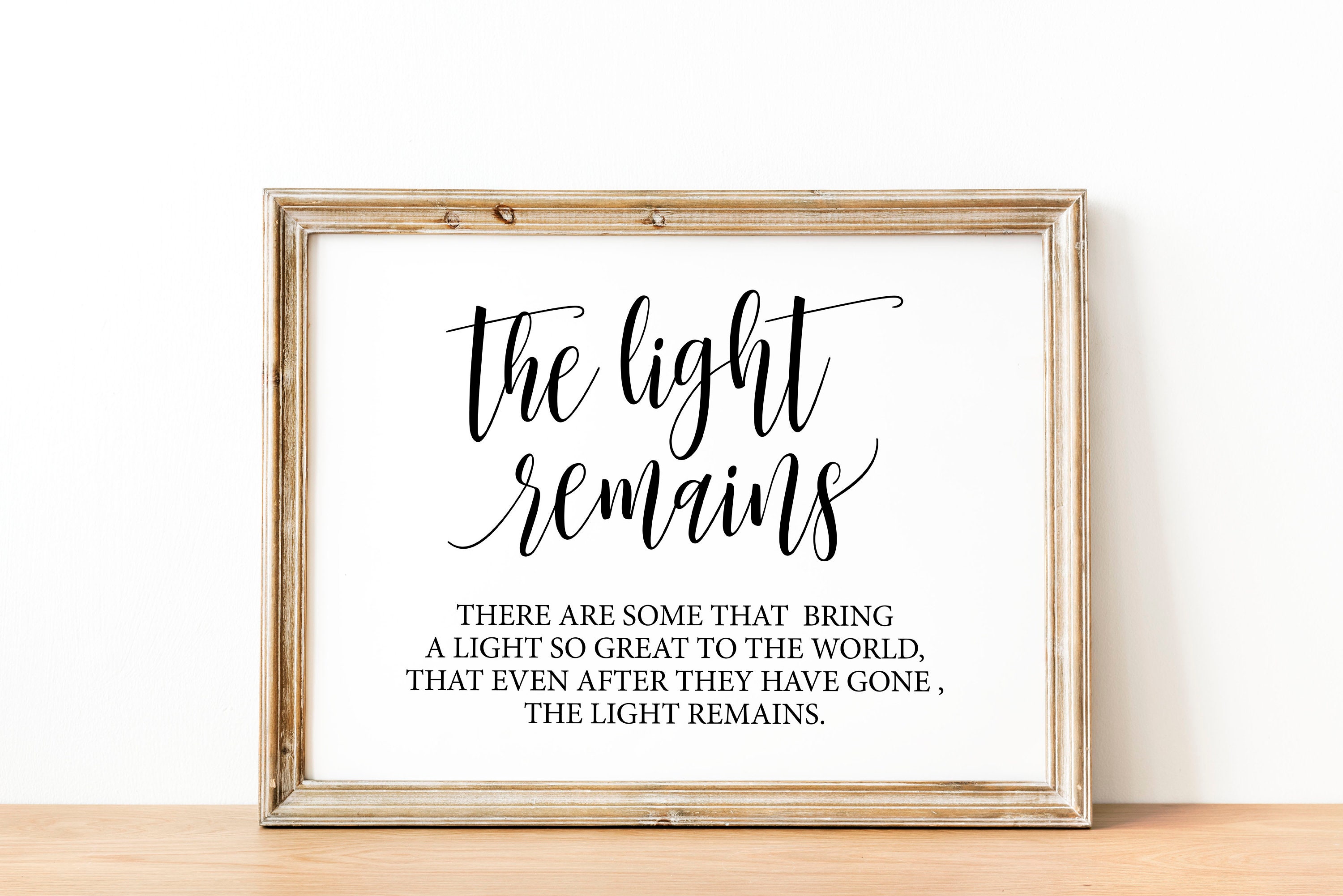 The Light Remains, Memorial Sign, Funeral Sayings, Memorial Quotes ...